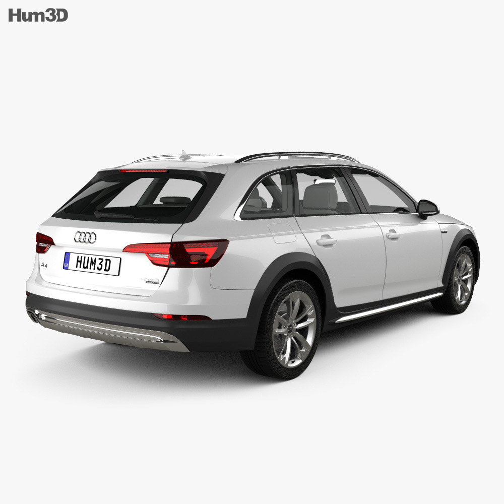 Audi A4 (B9) Allroad with HQ interior 2020 3D model - Download Wagon ...