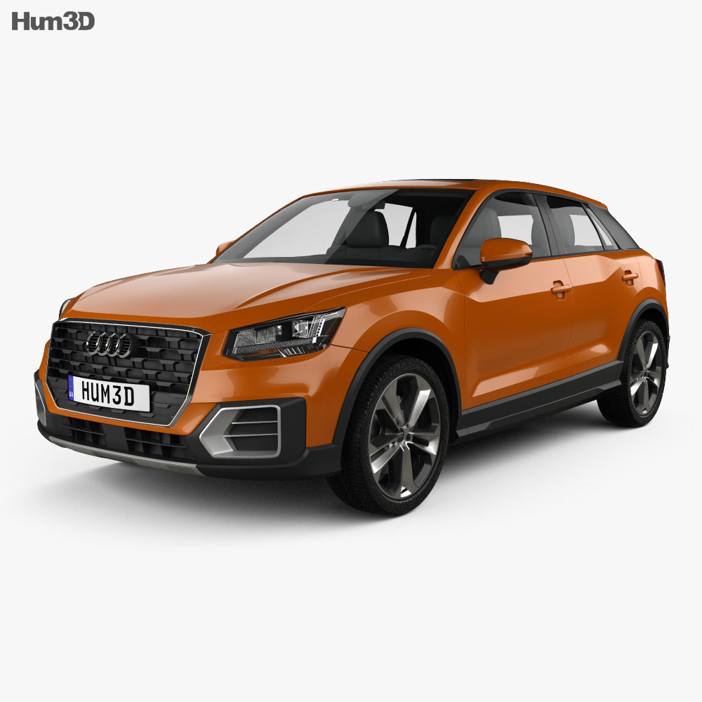 Audi Q2 2020 3D model - Download Crossover SUV on 3DModels.org