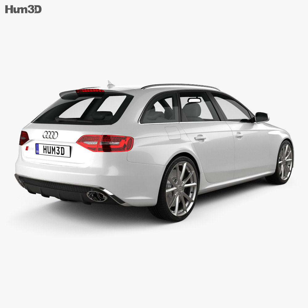 Audi RS4 Avant 2016 3D model - Download Wagon car on 3DModels.org