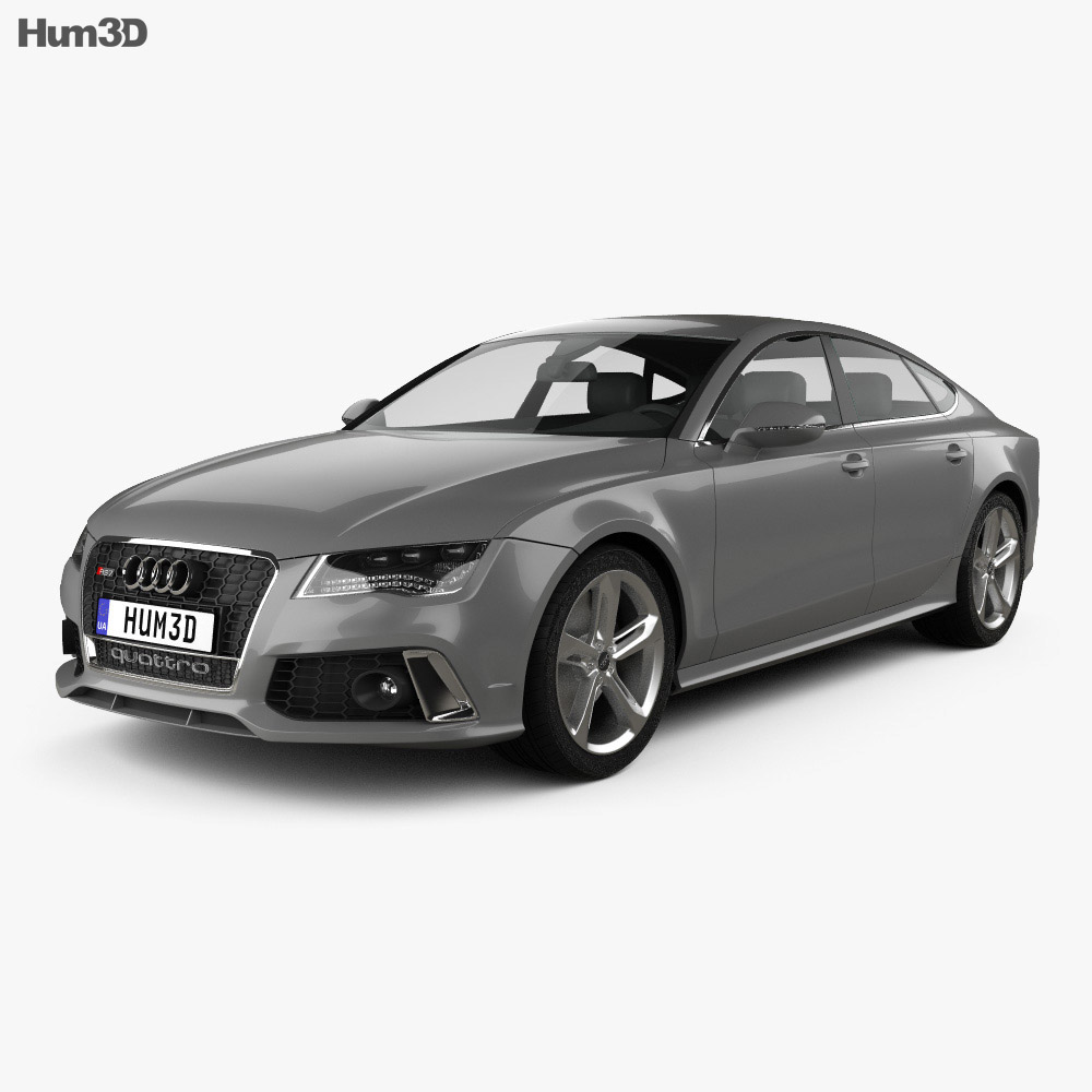 Audi RS7 (4G) sportback 2016 3D model - Download Sedan on 3DModels.org