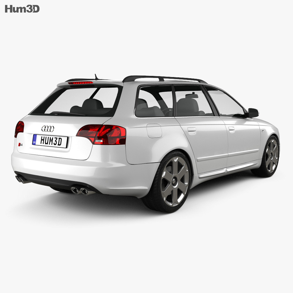 Audi S4 Avant 2007 3D model - Download Wagon car on 3DModels.org