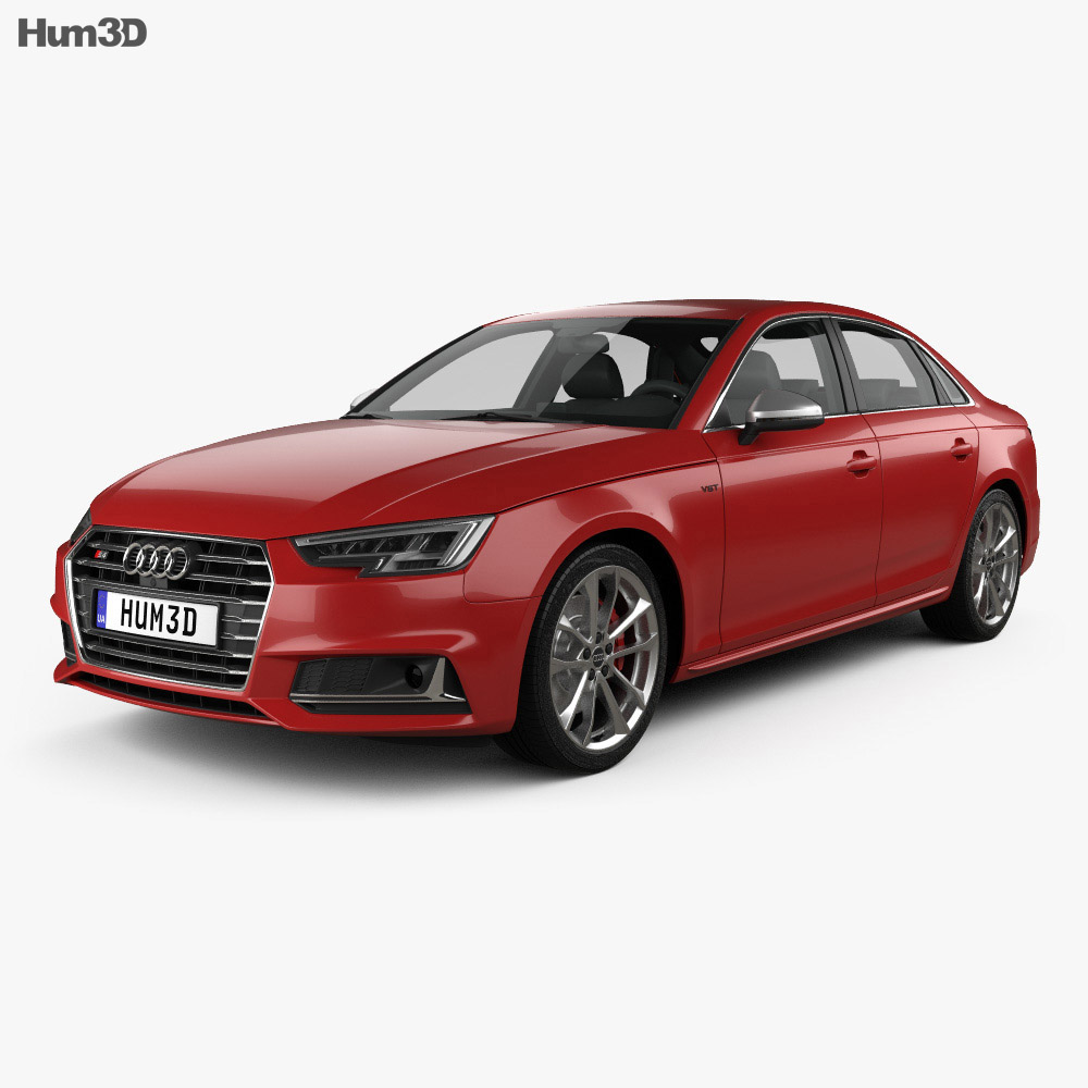 Audi S4 2019 3D model - Download Sedan on 3DModels.org
