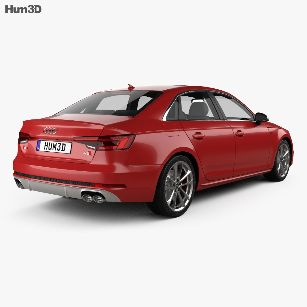 Audi S4 2019 3D model - Download Sedan on 3DModels.org