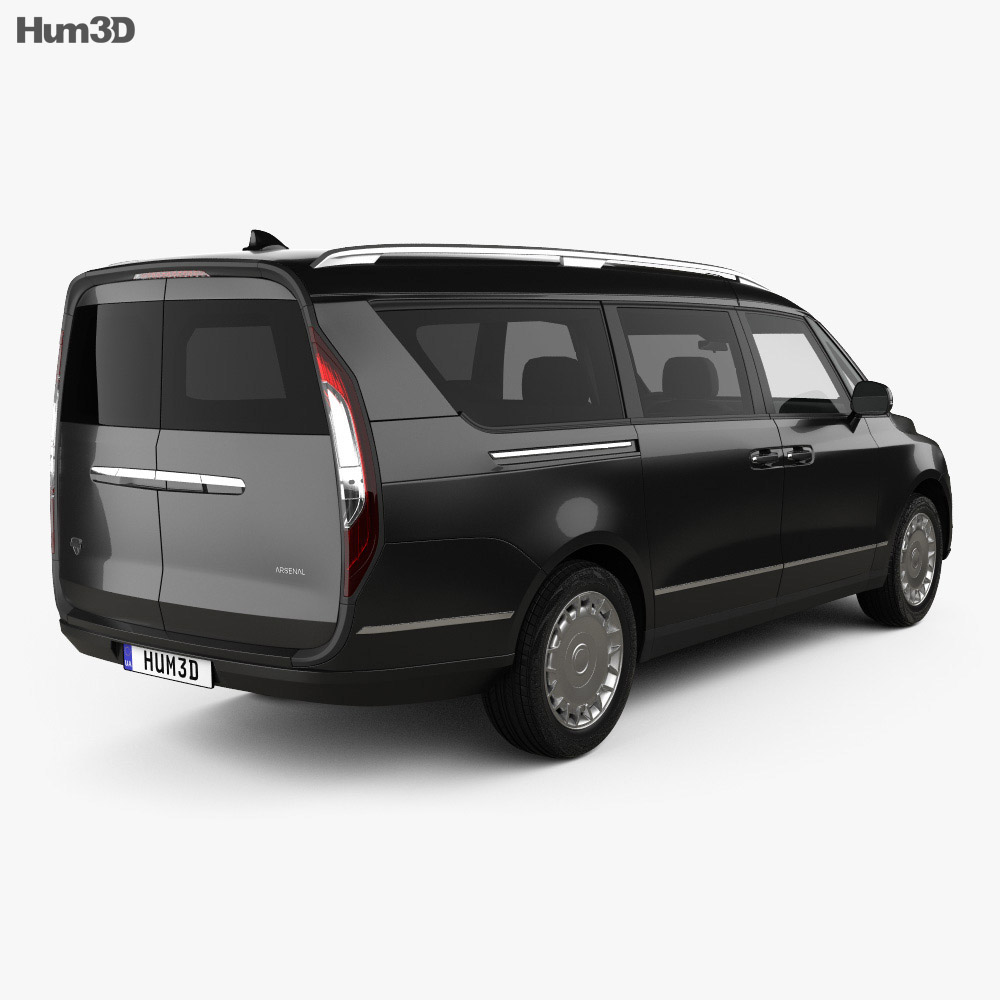 Aurus Arsenal 2022 3D model - Download Van on 3DModels.org