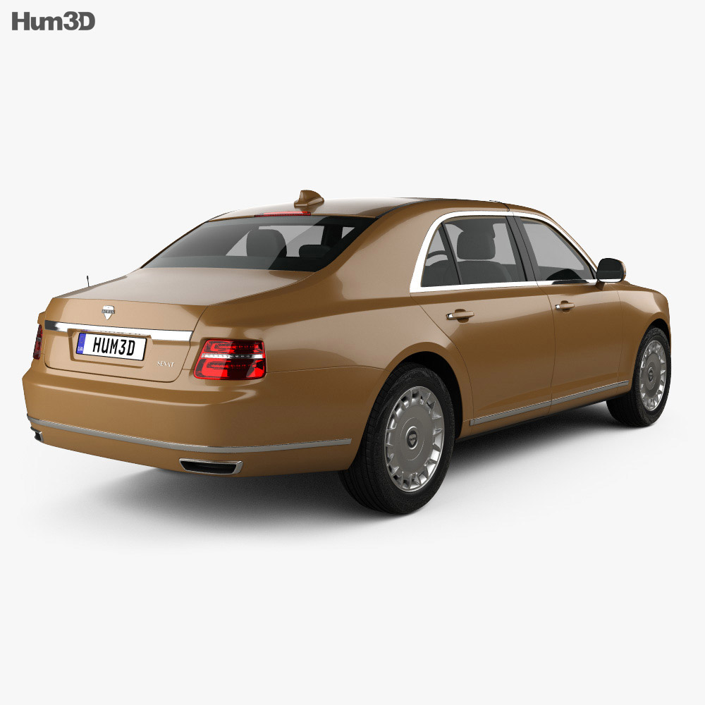 Aurus Senat sedan 2021 3D model - Download Sedan on 3DModels.org
