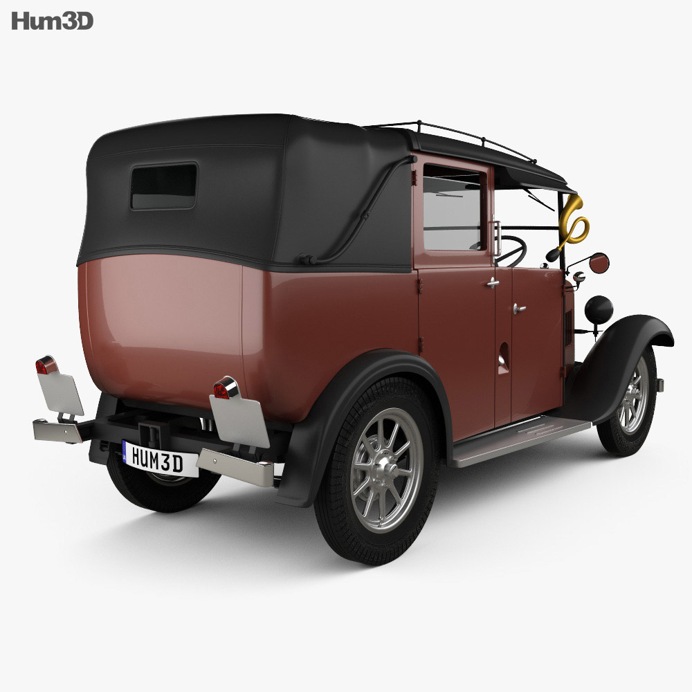 Austin 12/4 Taxi 1935 3D model - Download Wagon car on 3DModels.org