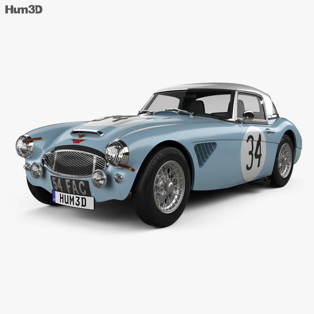 Austin-Healey 3000 Rally 2025 3D model - Download Sports car on ...