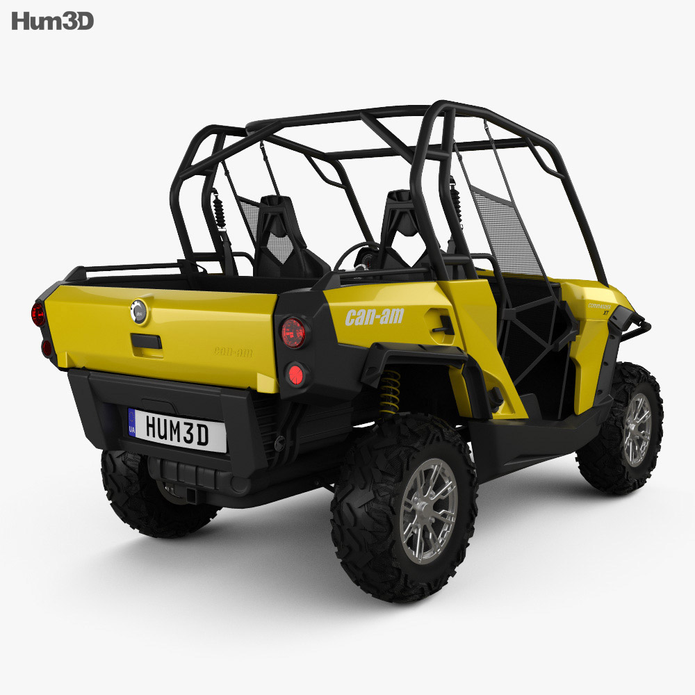 BRP Can-Am Commander XT 2012 Modelo 3D - Descargar ATV on 3DModels.org