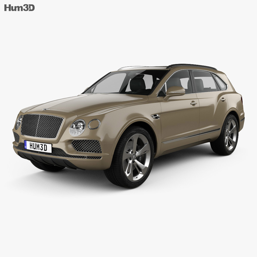 Bentley Bentayga 2019 3D model - Download Crossover SUV on 3DModels.org