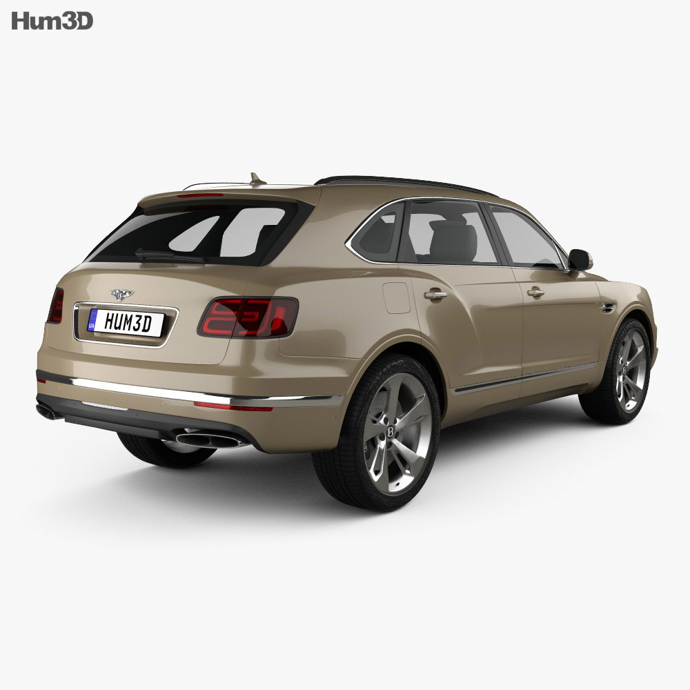 Bentley Bentayga 2019 3D model - Download Crossover SUV on 3DModels.org