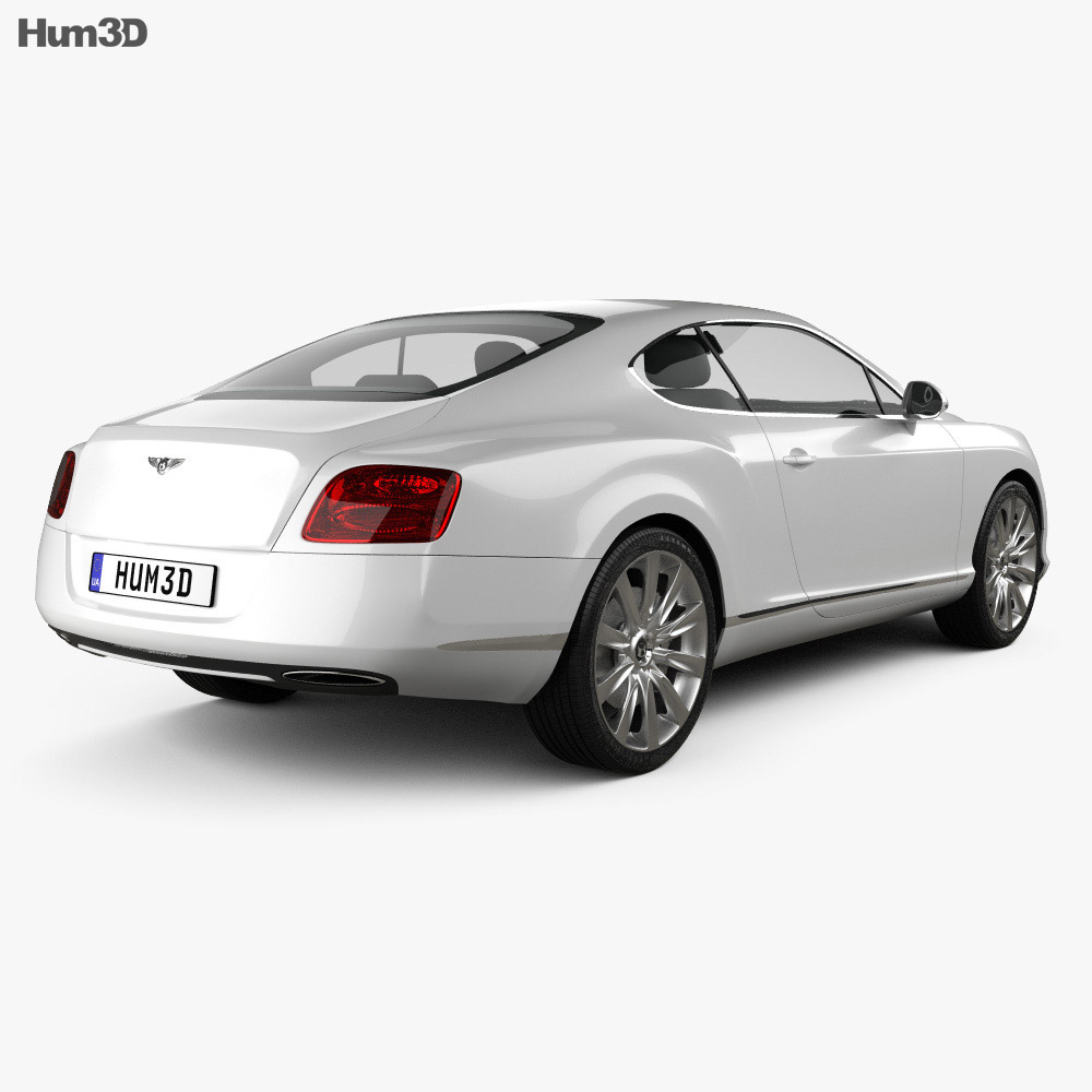 Bentley Continental GT 2015 3D model - Download Sports car on 3DModels.org
