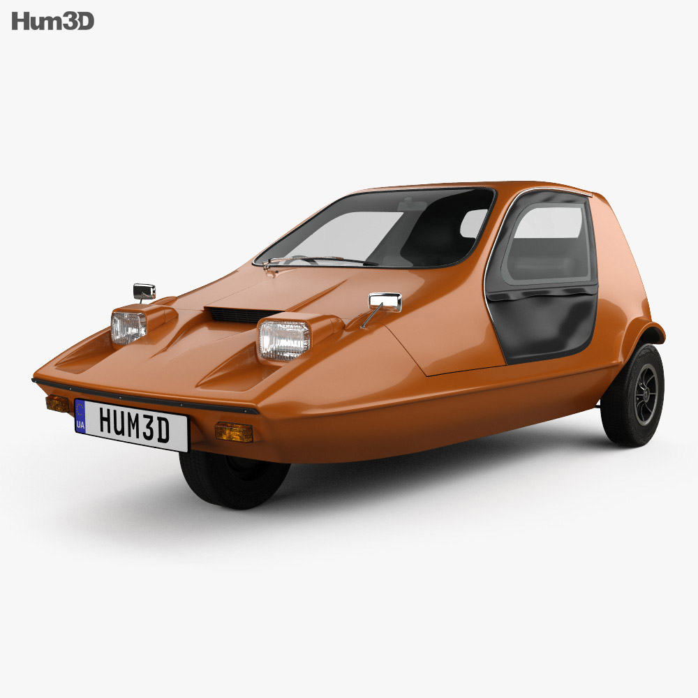 Bond Bug 1970 Modelo 3D - Descargar Sports car on 3DModels.org