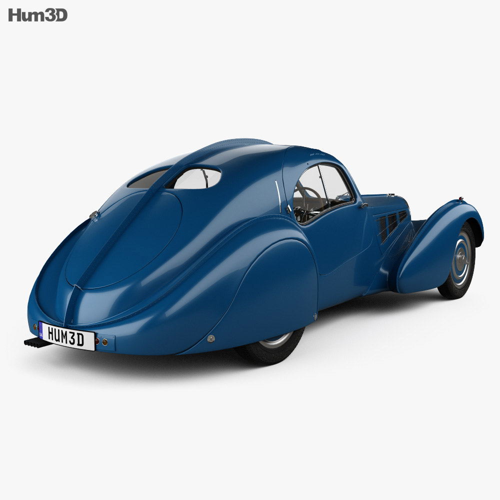 Bugatti Type 57SC Atlantic con interior 1936 Modelo 3D - Descargar ...