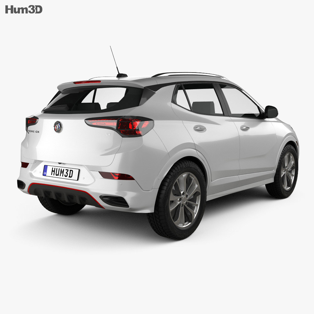 Buick Encore GX ST 2020 3D model - Download Crossover SUV on 3DModels.org