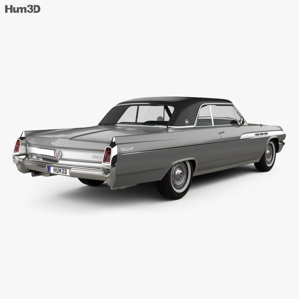 Buick Wildcat convertible 1963 3D model - Download Sports car on ...