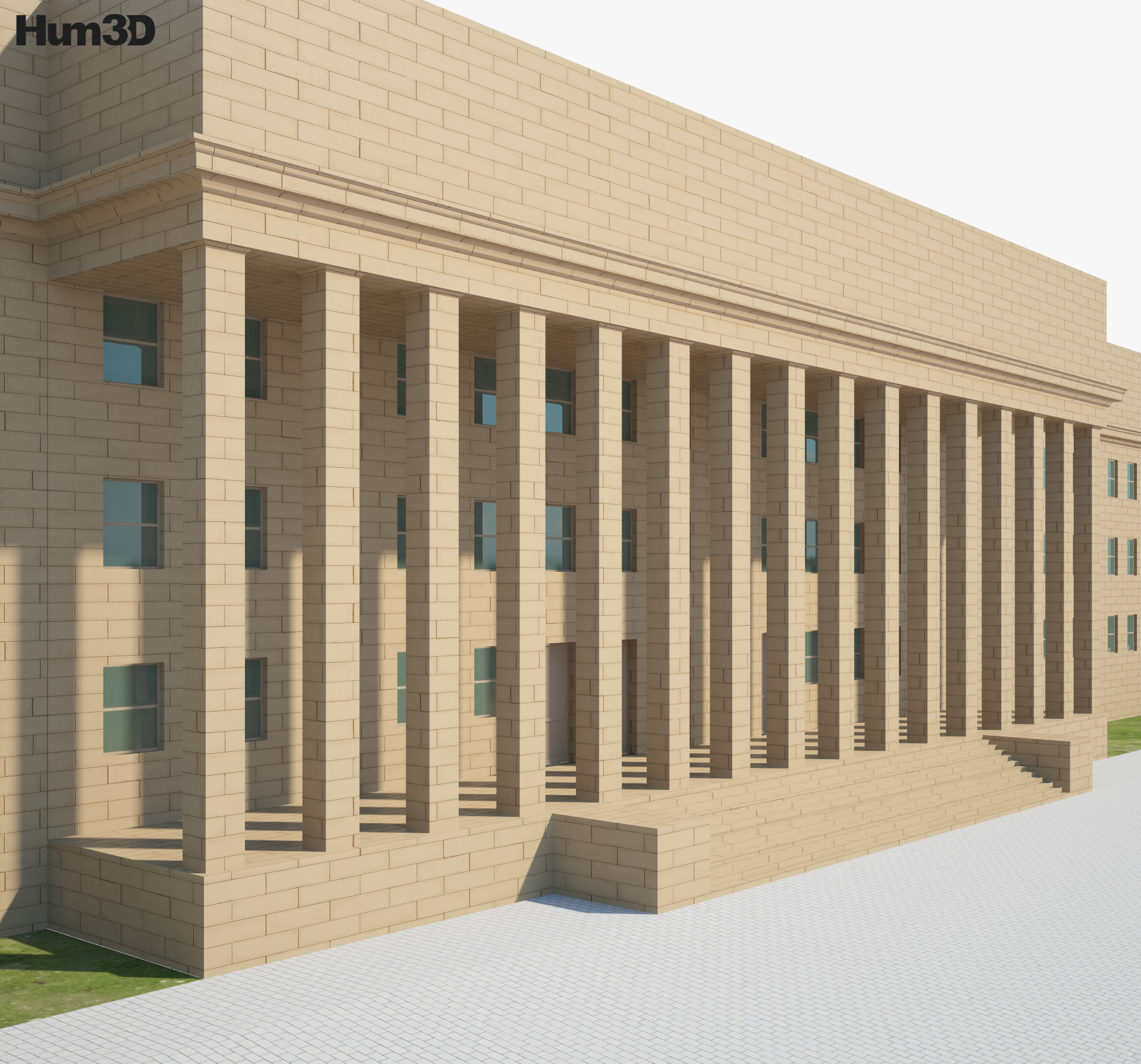 El Pentágono Modelo 3D - Descargar Edificios activado 3DModels.org