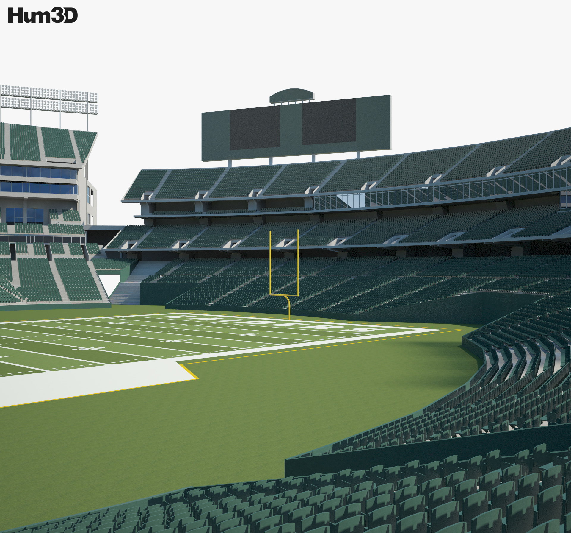 RingCentral Coliseum Modelo 3D - Descargar Estadio Deportivo activado ...