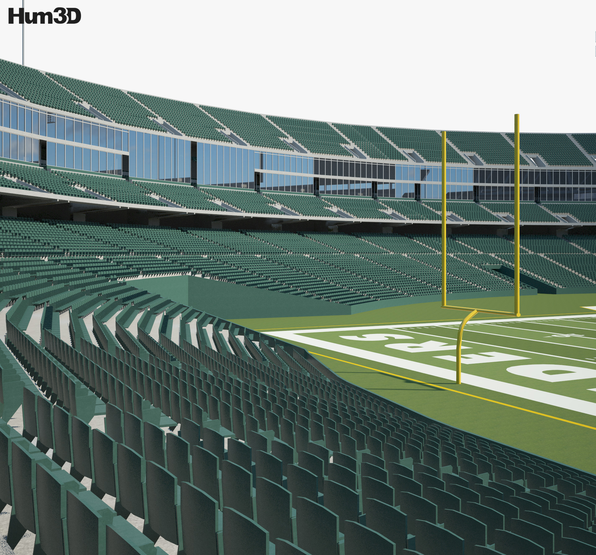 RingCentral Coliseum Modelo 3D - Descargar Estadio Deportivo activado ...