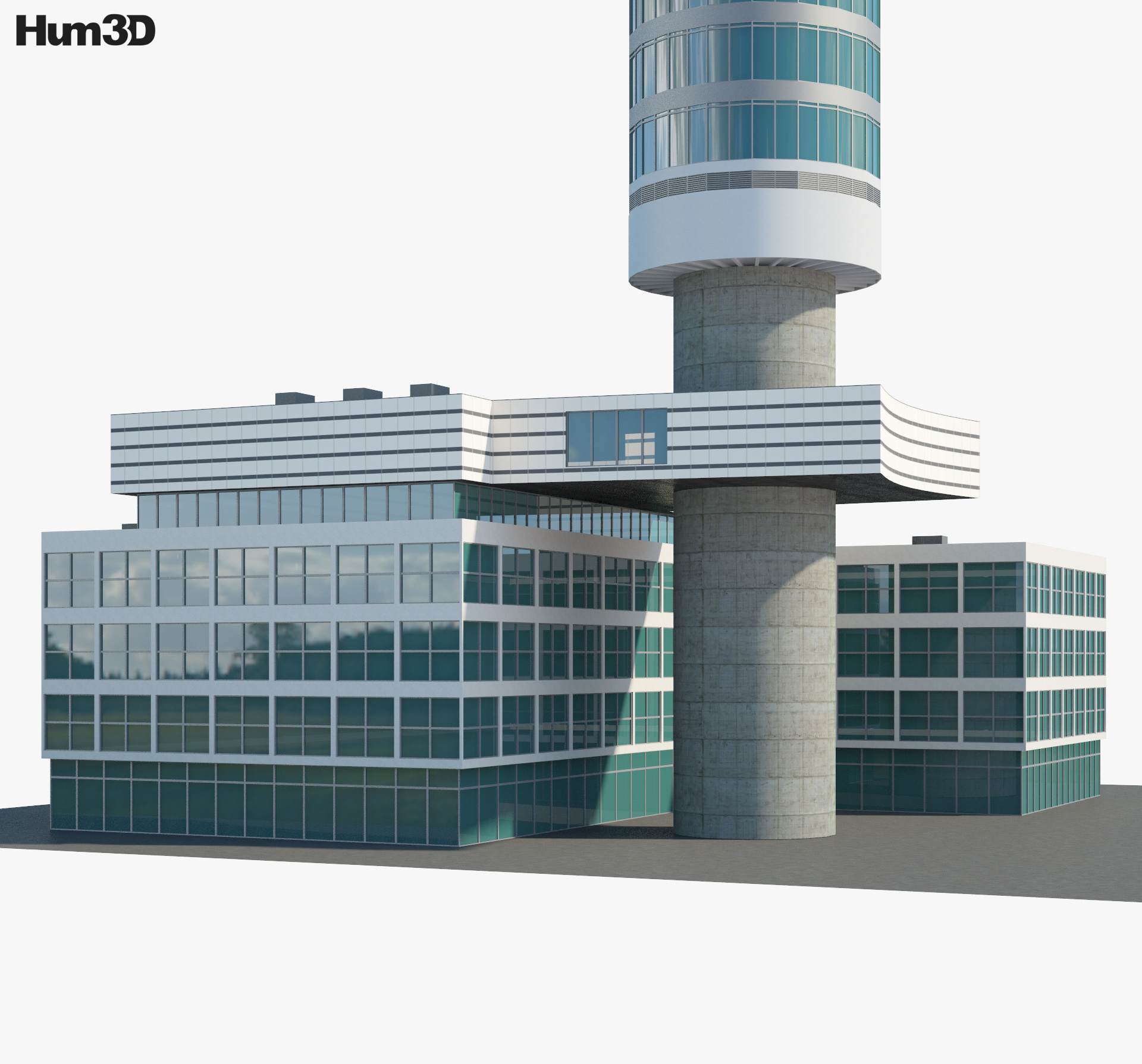 BT Tower 3D model - Download Buildings on 3DModels.org