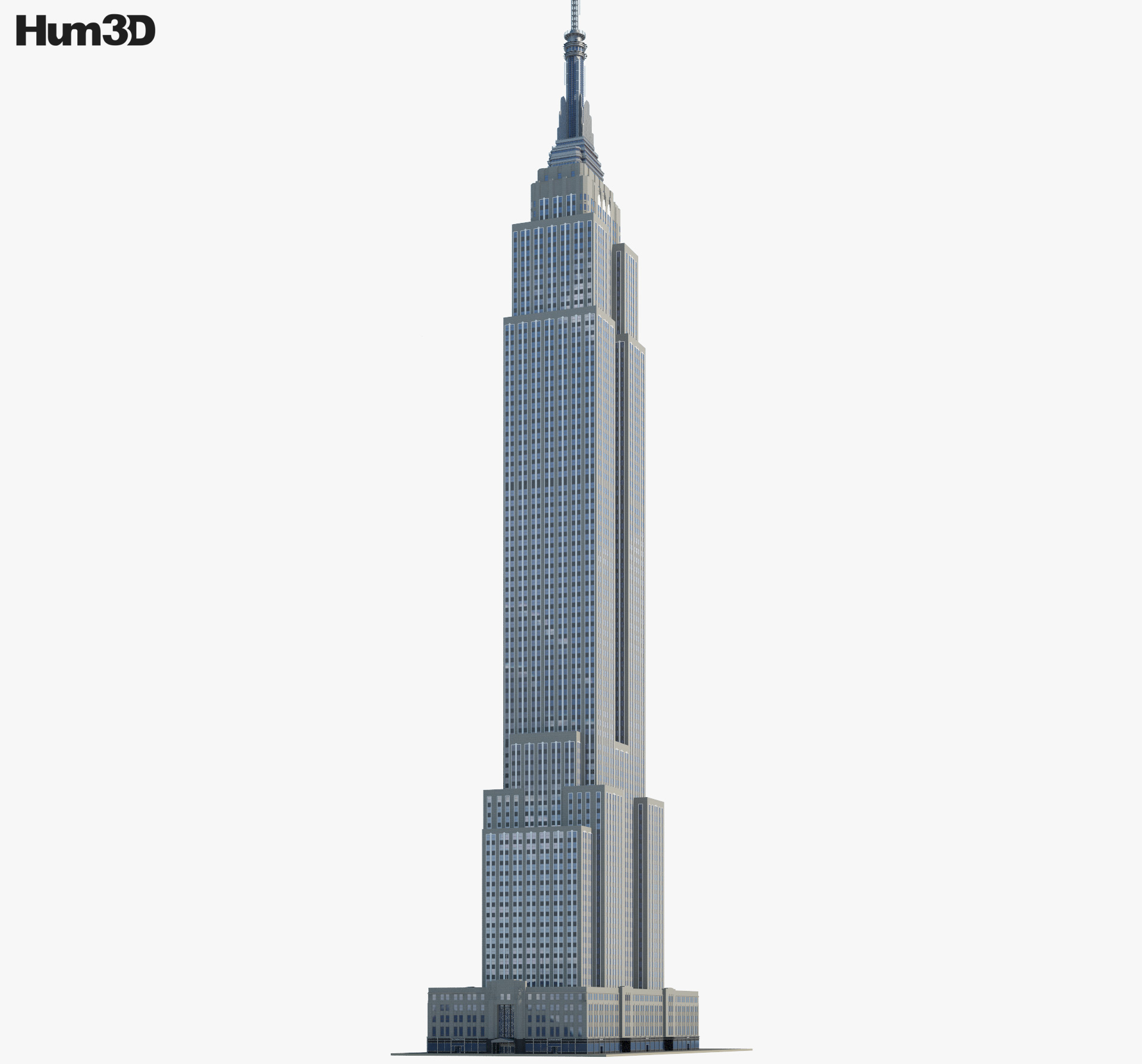 Empire State Building 3D model - Download Buildings on 3DModels.org
