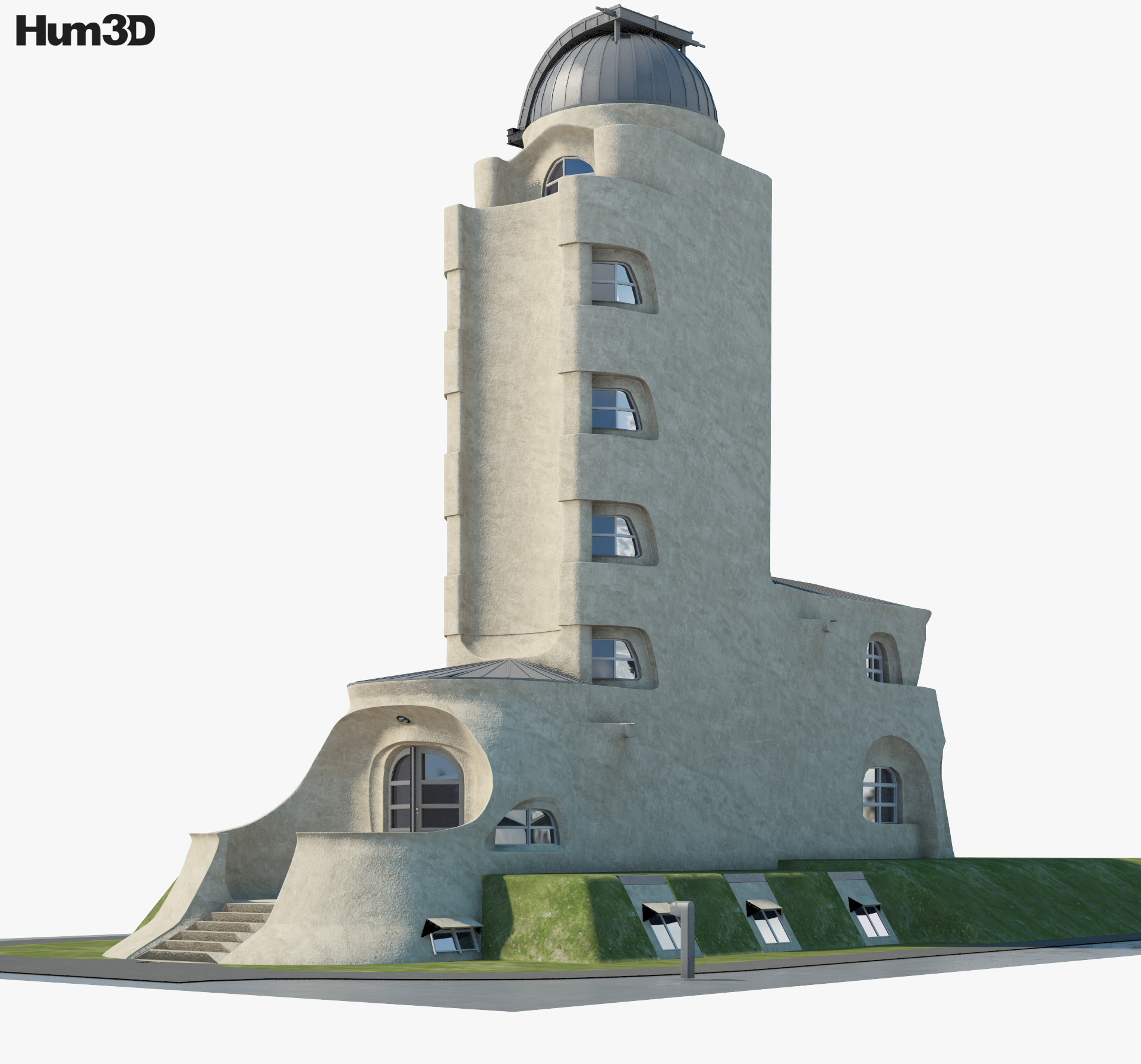 Einstein Tower 3D model - Download Buildings on 3DModels.org