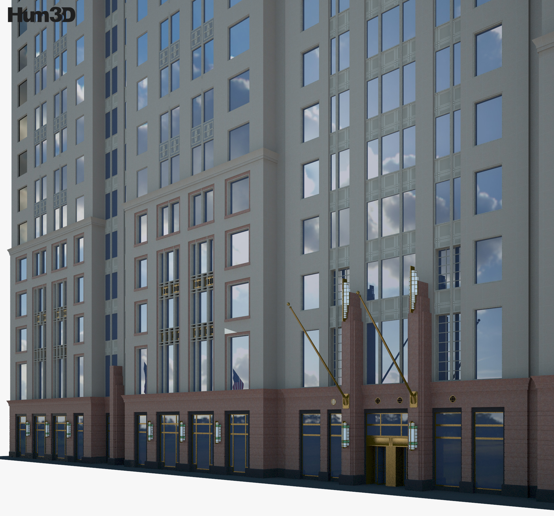 Franklin Center 3D model - Download Buildings on 3DModels.org