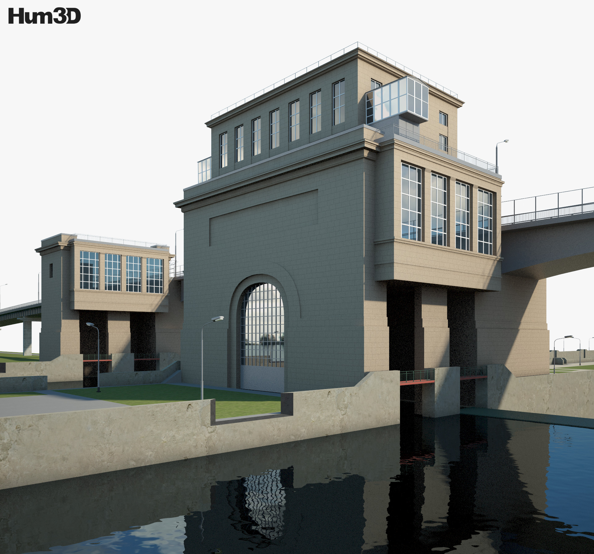 Gateway at Gorodets 3D model - Download Infrastructure Buildings on ...