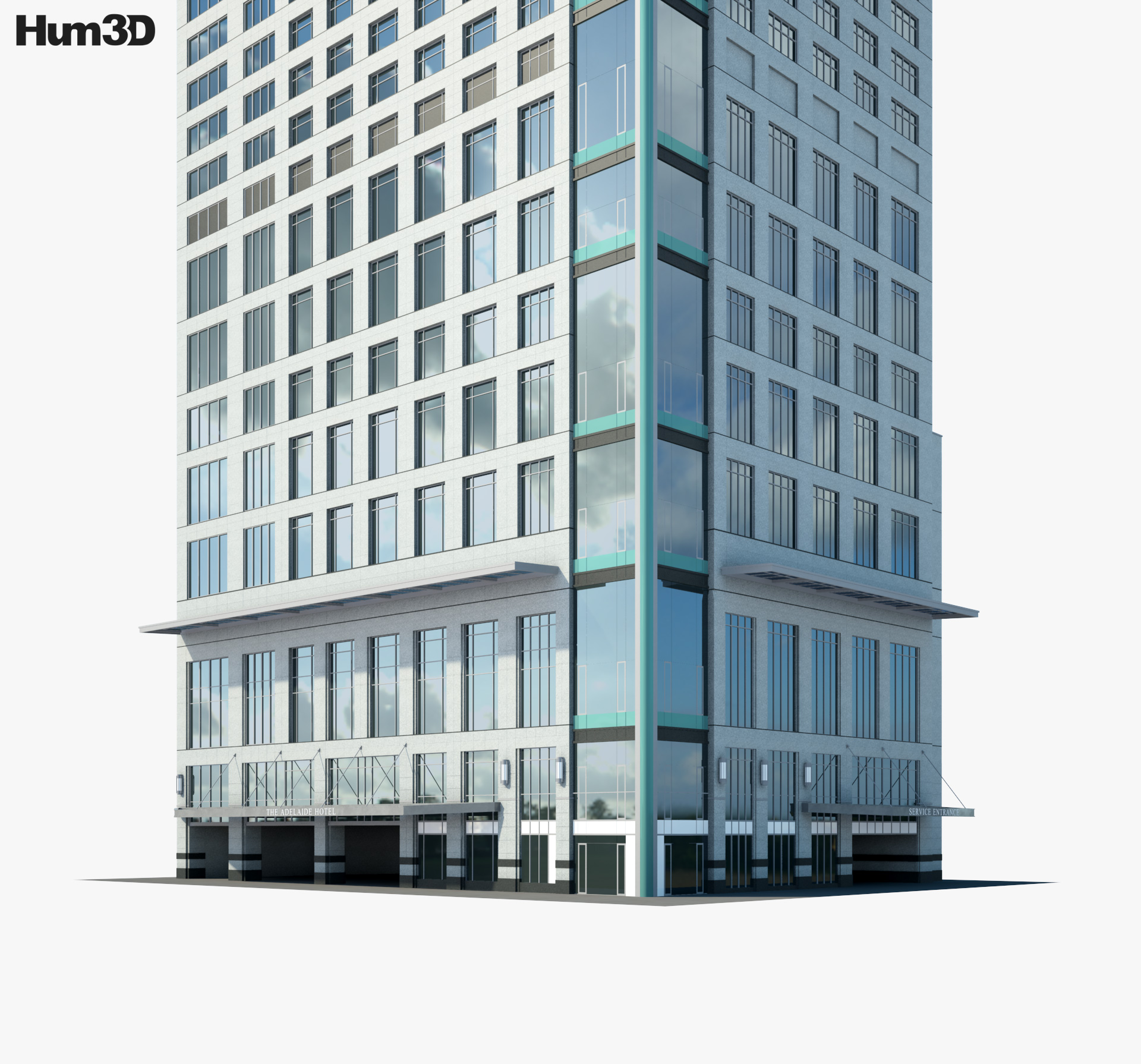 The Adelaide Hotel Toronto 3D model - Download Buildings on 3DModels.org