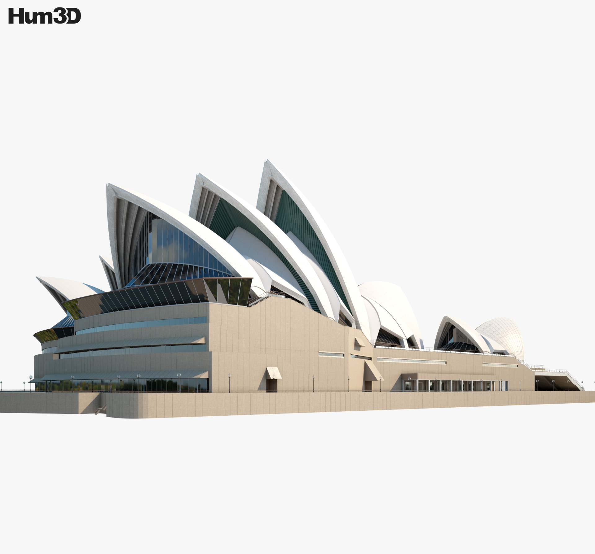 Ópera de Sídney Modelo 3D - Descargar Edificios activado 3DModels.org