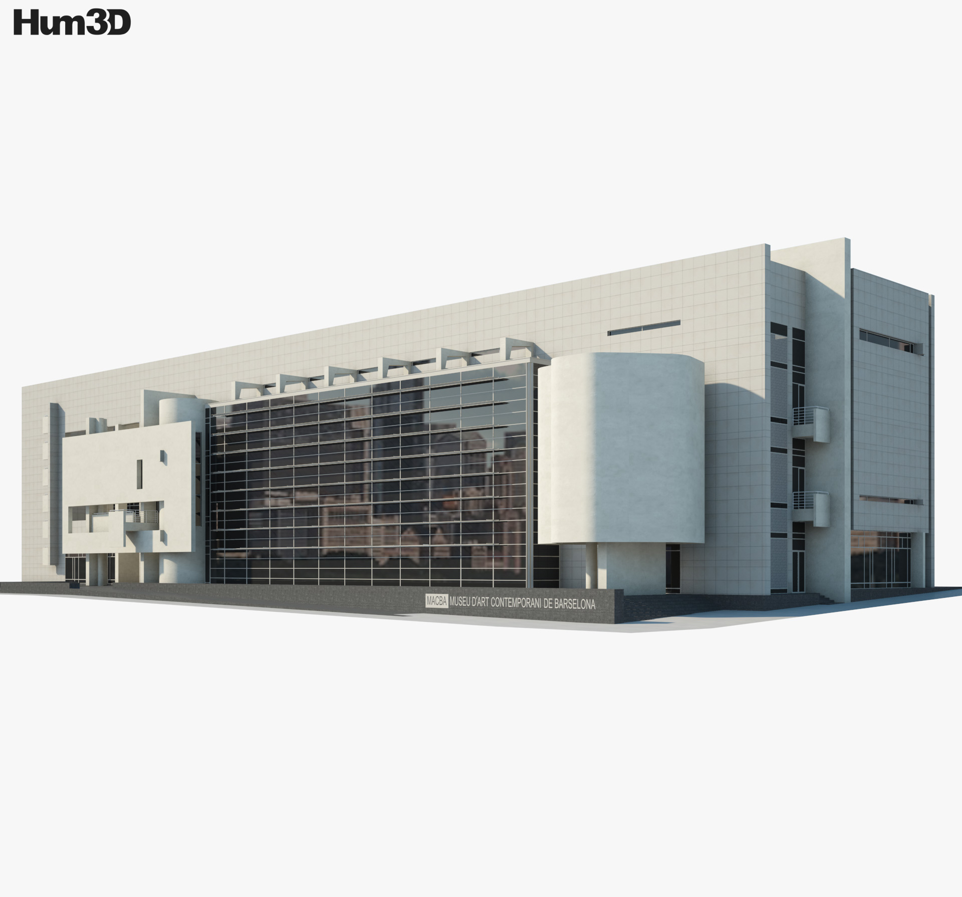 Museo de Arte Contemporáneo de Barcelona Modelo 3D - Descargar ...