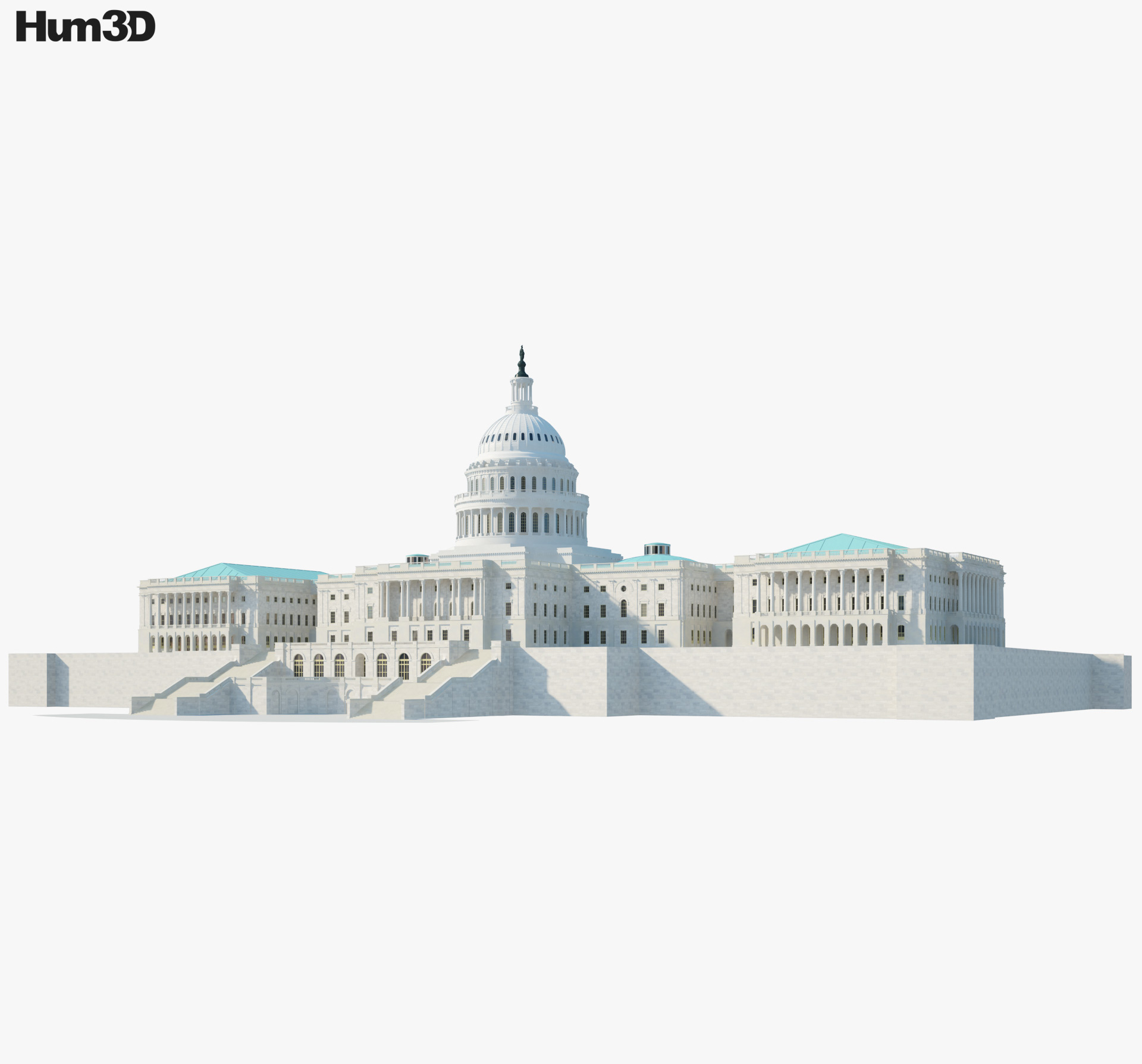 Capitolio de los Estados Unidos Modelo 3D - Descargar Edificios ...