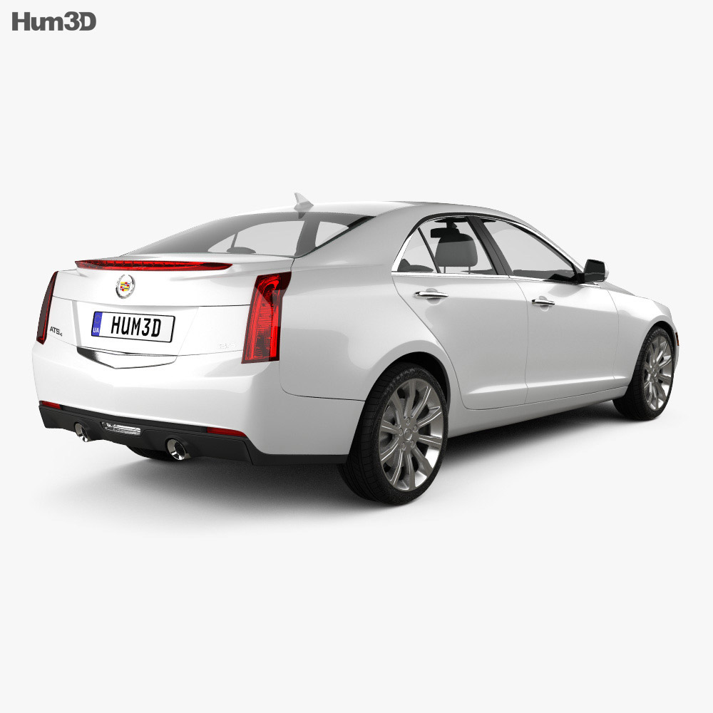 Cadillac ATS 2016 3D model - Download Sedan on 3DModels.org