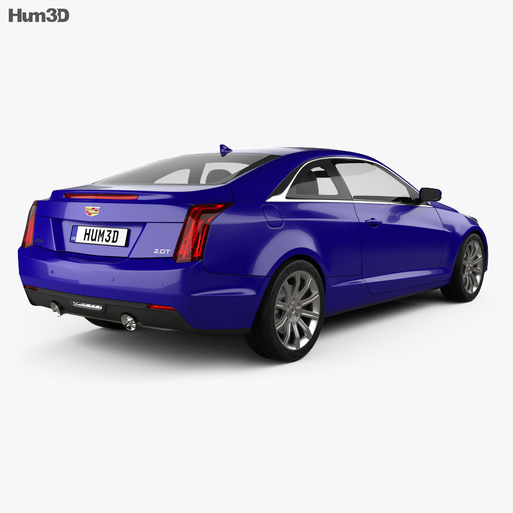 Cadillac ATS coupe 2018 3D模型 - 下载 Sports car on 3DModels.org