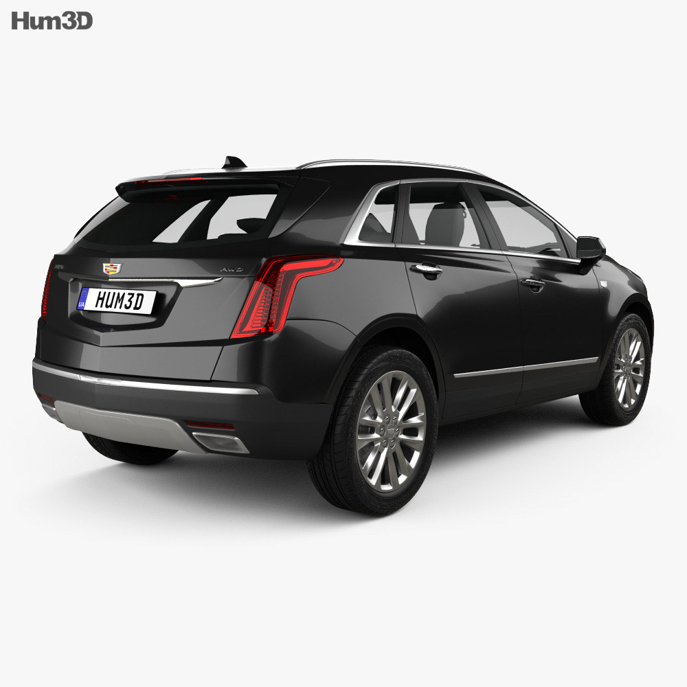 凯迪拉克 XT5 2018 3D模型 - 下载 Crossover SUV 开启 3DModels.org