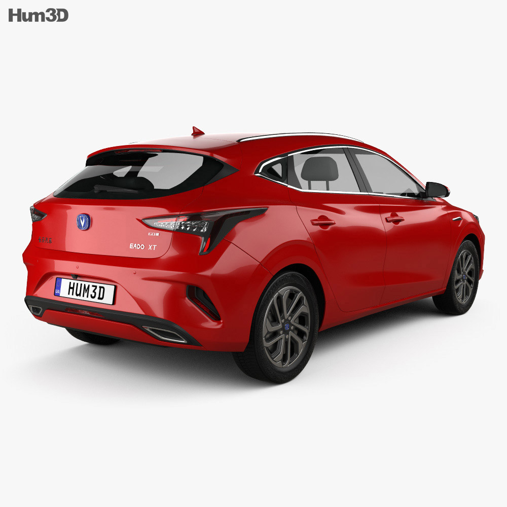 Changan Eado XT 2022 3D model - Download Hatchback on 3DModels.org
