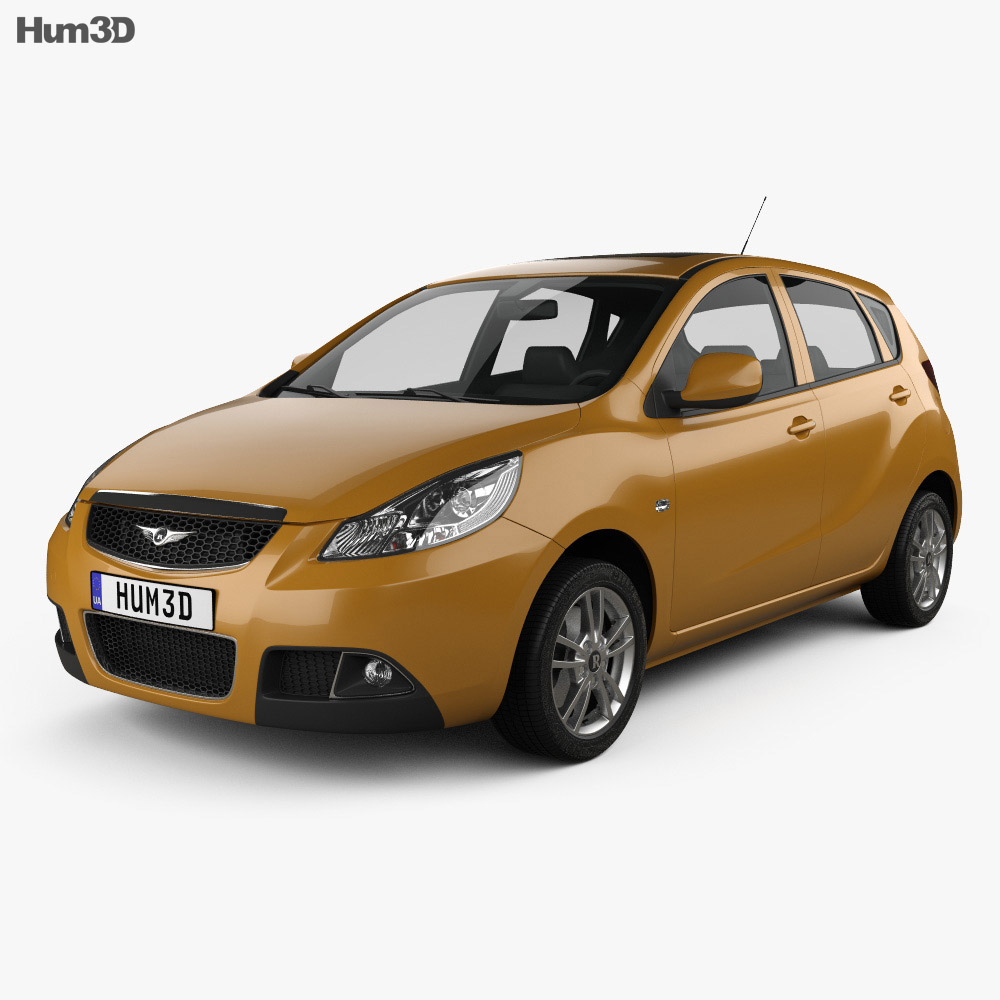 Chery Riich G2 2015 3D model - Download Hatchback on 3DModels.org