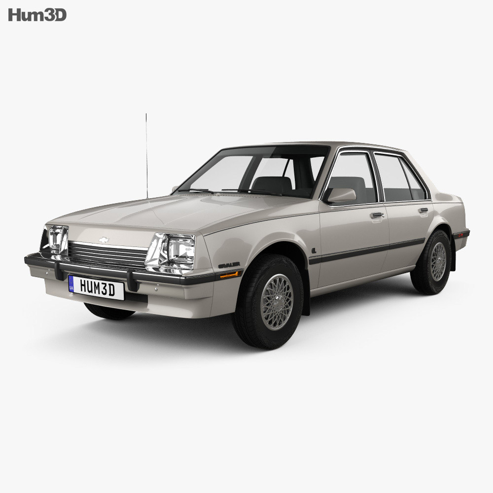 Chevrolet Cavalier sedan 1982 3D model - Download Sedan on 3DModels.org