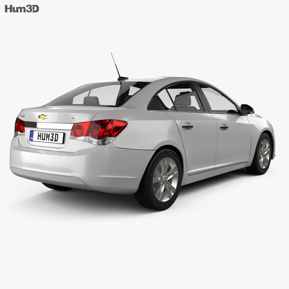 Chevrolet Cruze sedan 2014 3D model - Download Sedan on 3DModels.org