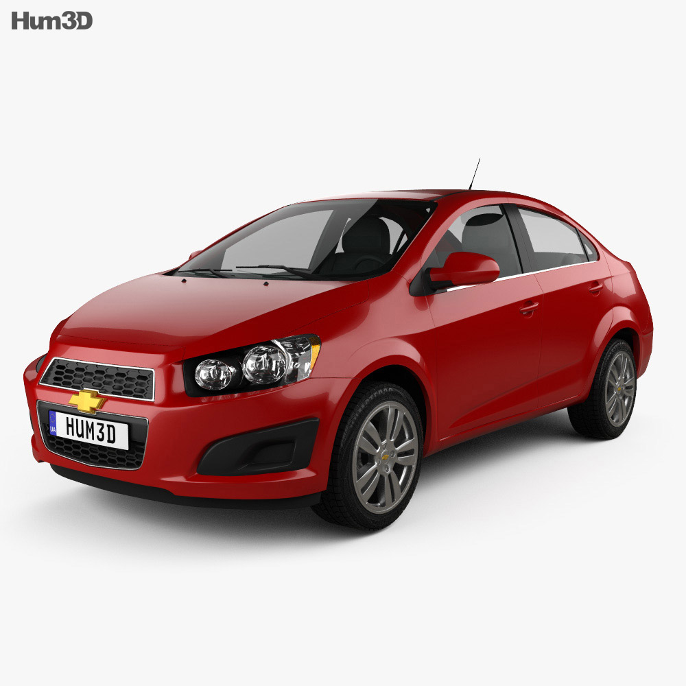 Chevrolet Sonic LT sedan 2018 3D model - Download Sedan on 3DModels.org