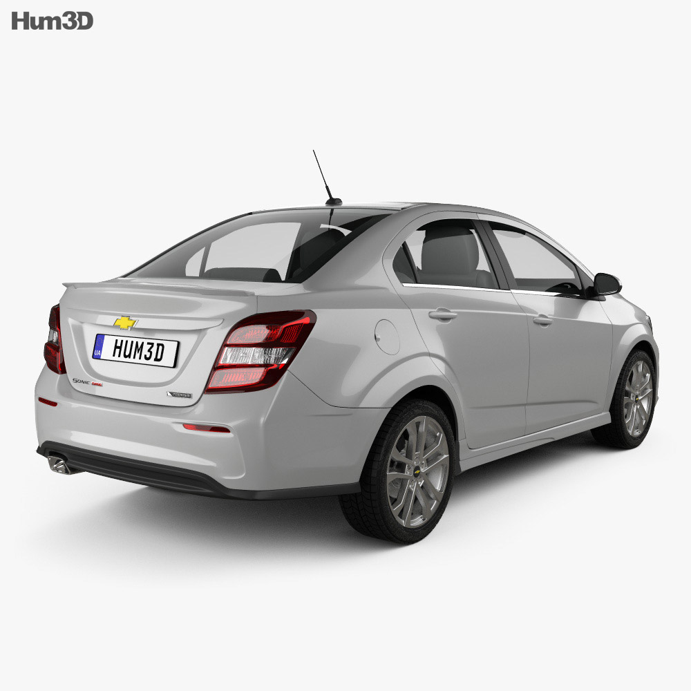 Chevrolet Sonic sedan RS 2018 3D model - Download Sedan on 3DModels.org