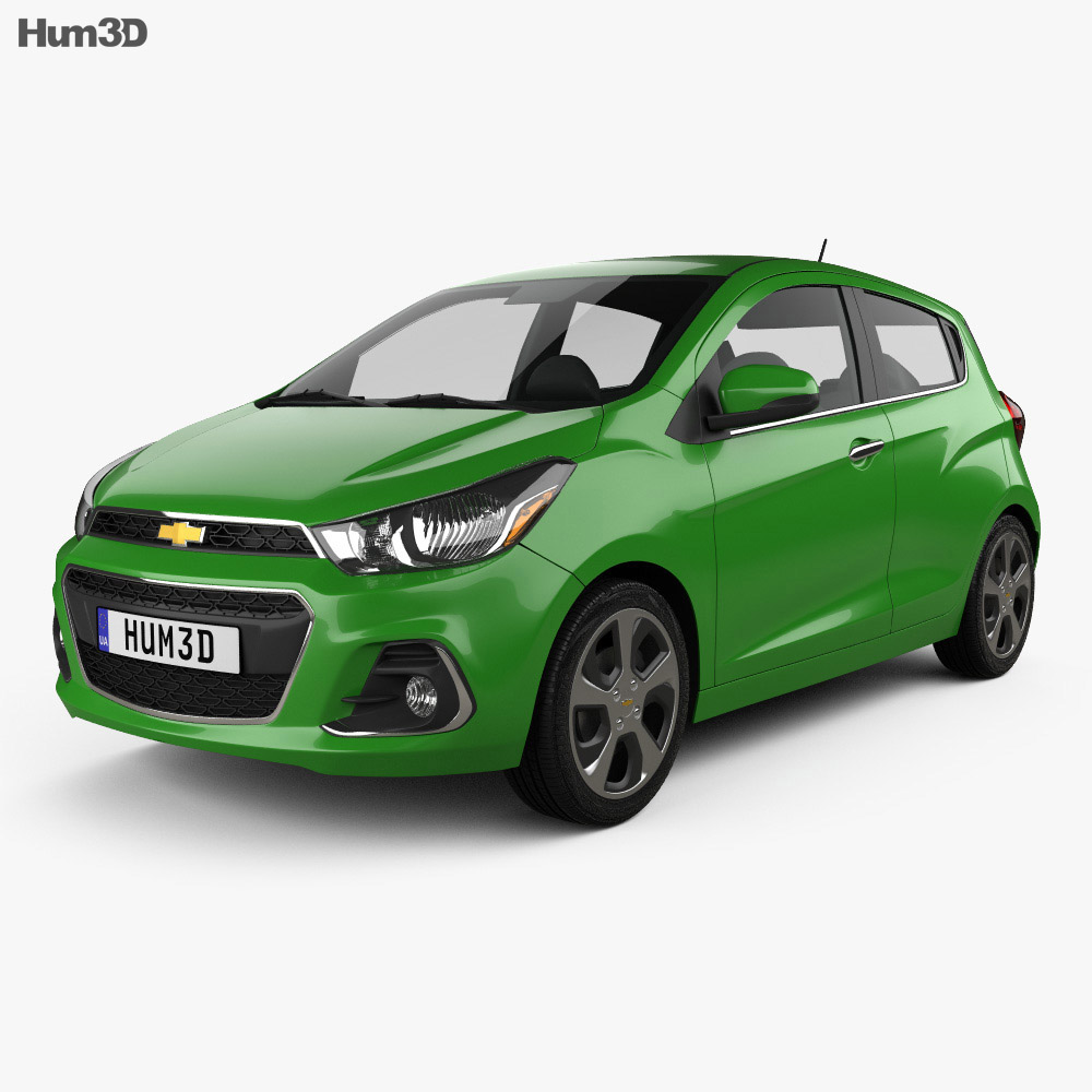 Chevrolet Spark 2019 Modelo 3D - Descargar Hatchback activado 3DModels.org