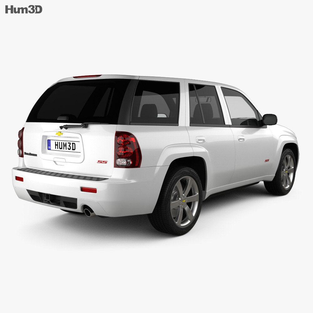 Chevrolet TrailBlazer SS 2009 3D model - Download Crossover SUV on ...
