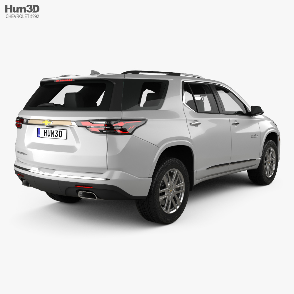 Chevrolet Traverse High Country 2023 3D model - Download Crossover SUV ...