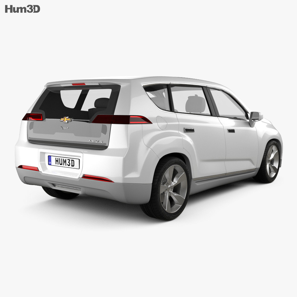 Chevrolet Volt MPV5 2015 3D model - Download Van on 3DModels.org