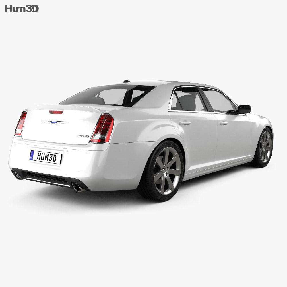 Chrysler 300 SRT8 2012 3D model - Download Sedan on 3DModels.org