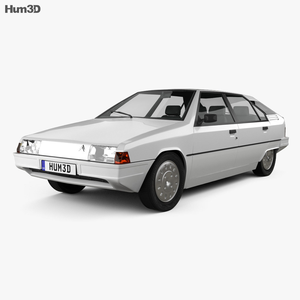 Citroen BX 1994 3D model - Download Hatchback on 3DModels.org