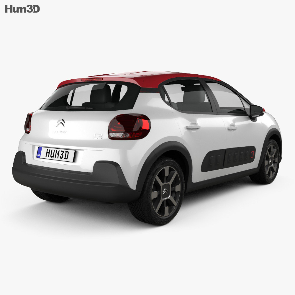 Citroen C3 2020 Modelo 3D - Descargar Crossover SUV on 3DModels.org