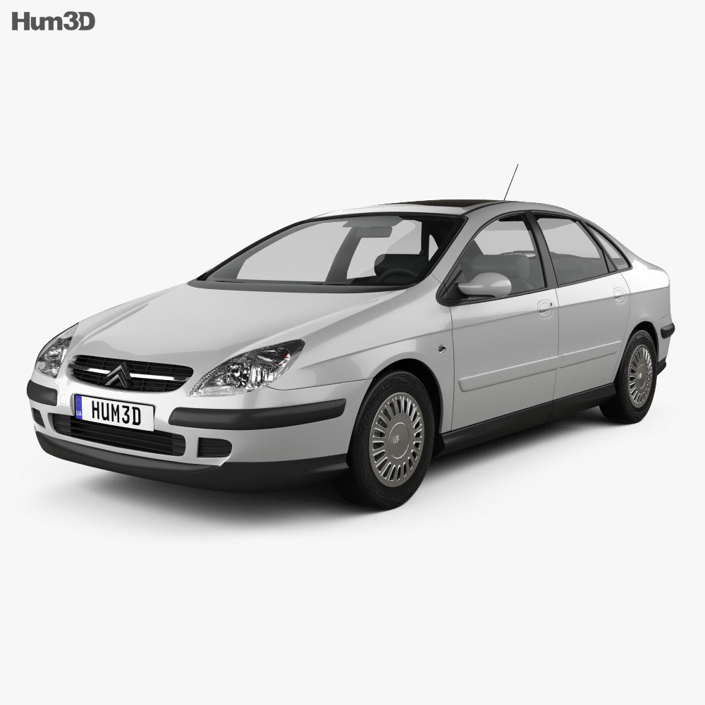 Citroen C5 liftback 2008 3D model - Download Hatchback on 3DModels.org