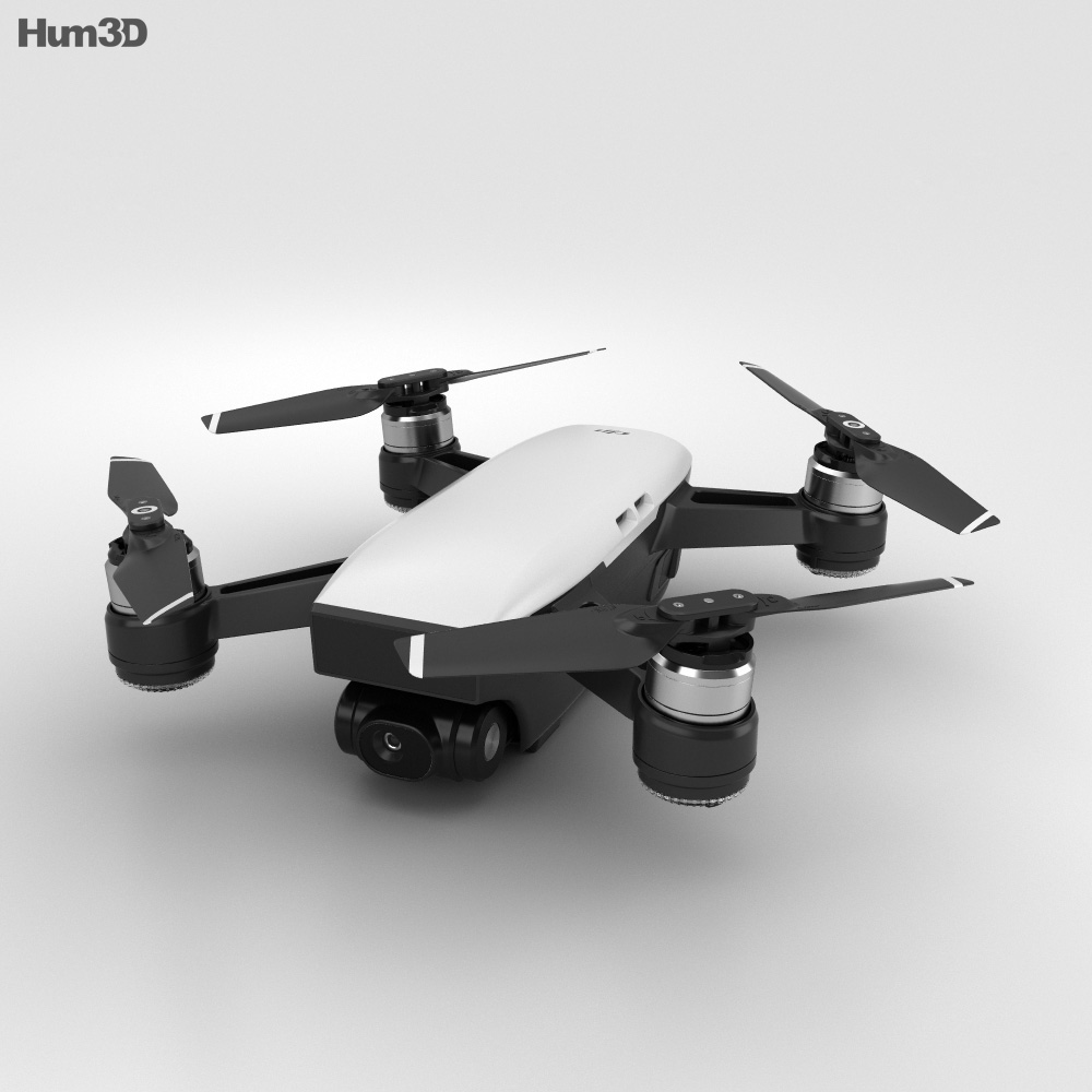 DJI Spark 3D model - Download Camera Drones on 3DModels.org