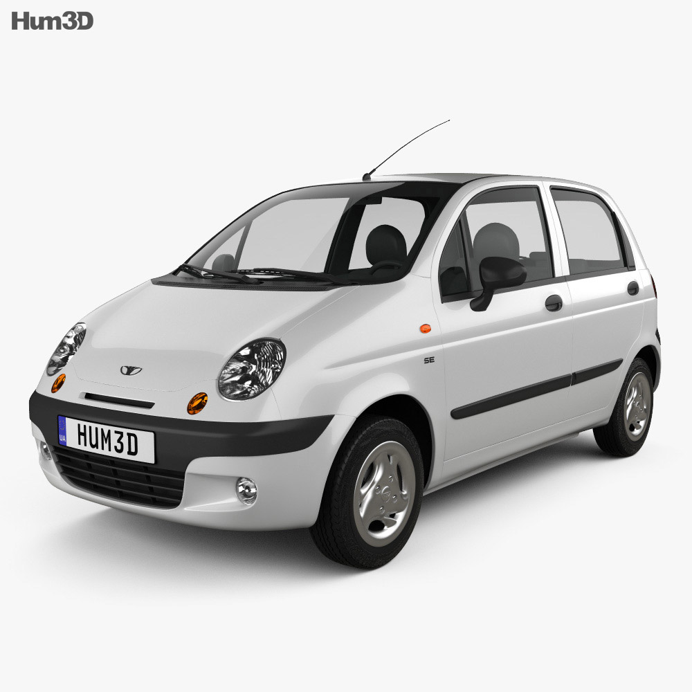 Daewoo Matiz M150 2014 3D model - Download Hatchback on 3DModels.org